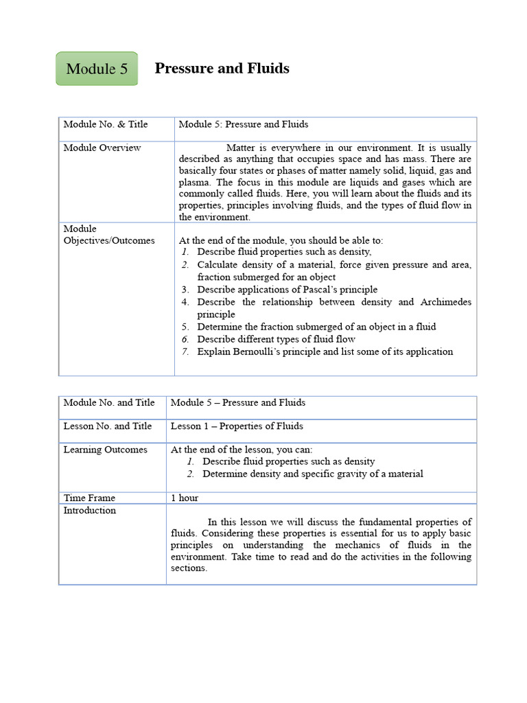 Princess Garcia - MODULE 5 LABORATORY ACTIVITY FOR PRESSURE NAD FLUID ...