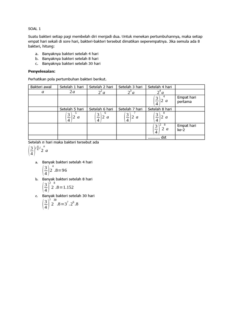 Soal-Soal Mat KLS X | PDF