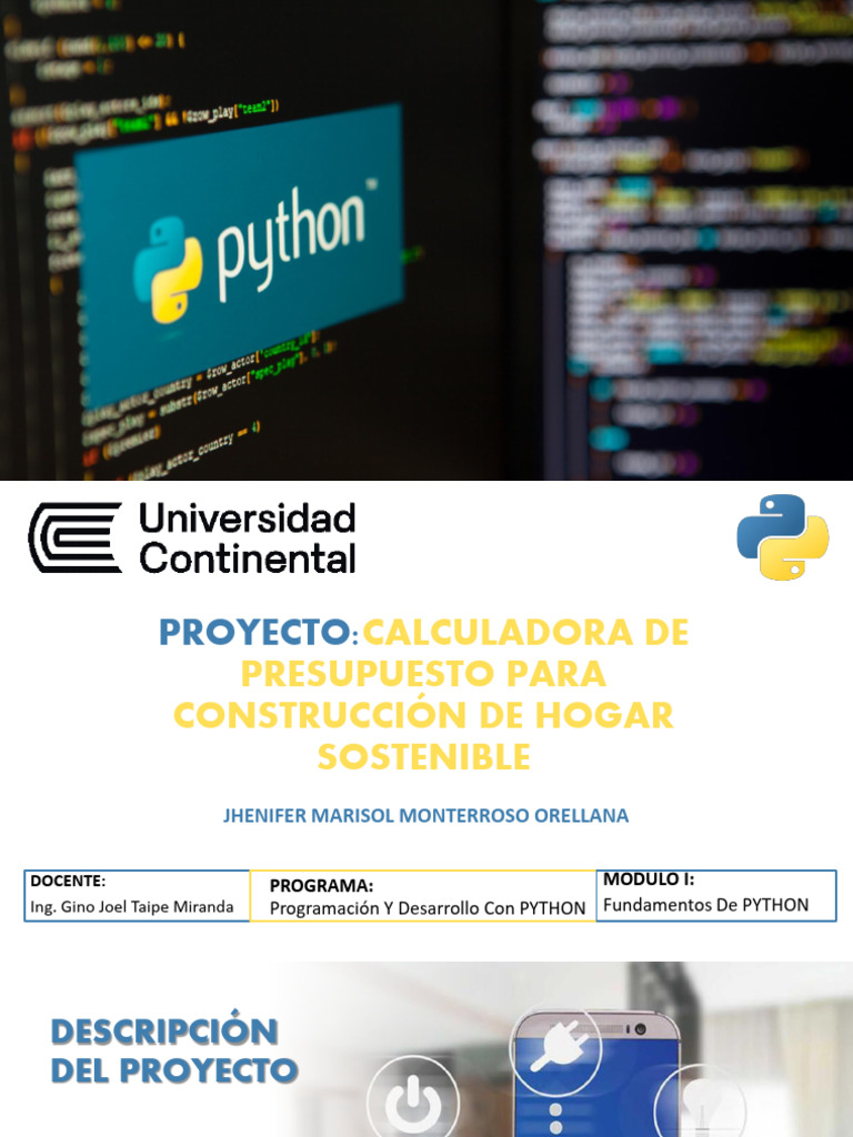Idea de Proyecto de Desarrollo Con Python Mas Proto Persona. | PDF ...