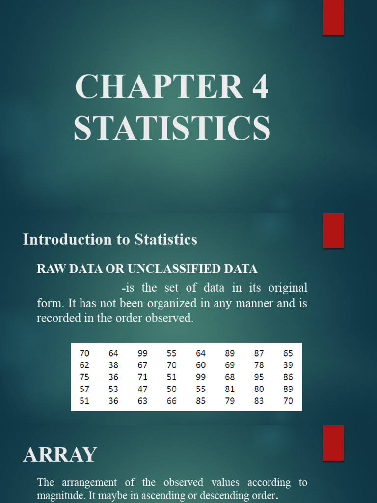 Chapter 4.2 FDT Student Copy 2 | PDF | Statistics | Median