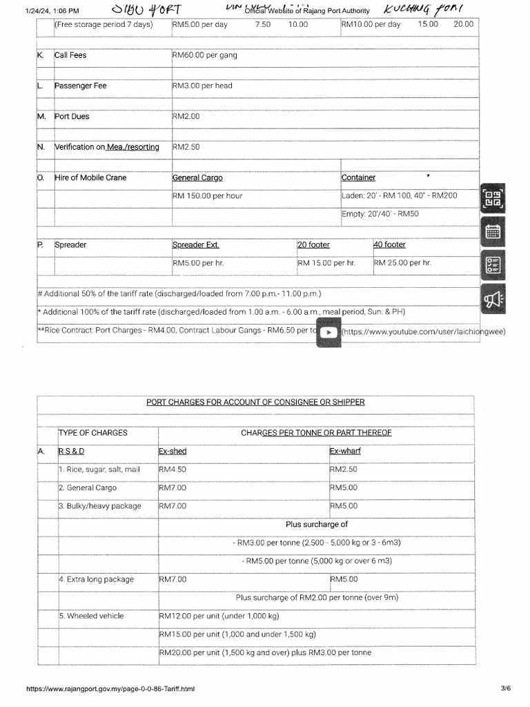 Kuching-Sibu Port | PDF