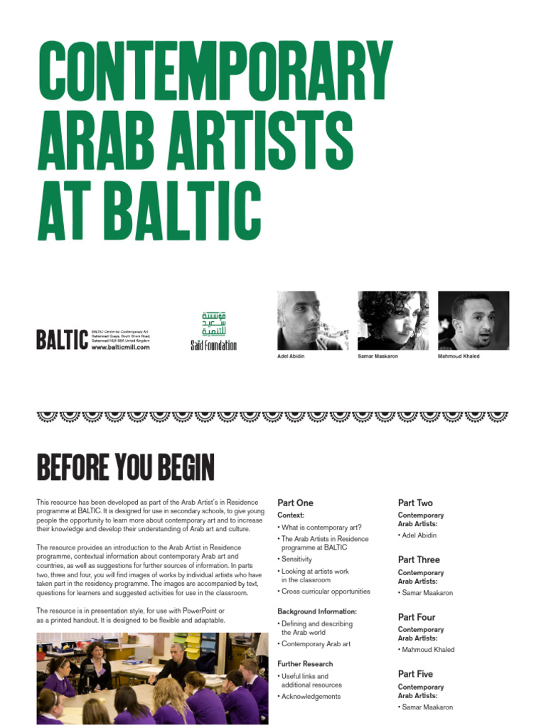 Introduction To Contemp Arab Art | PDF | Lebanon | Arab World