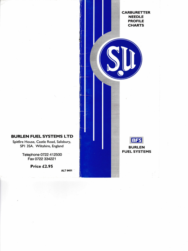 SU Needle Profile Charts | PDF