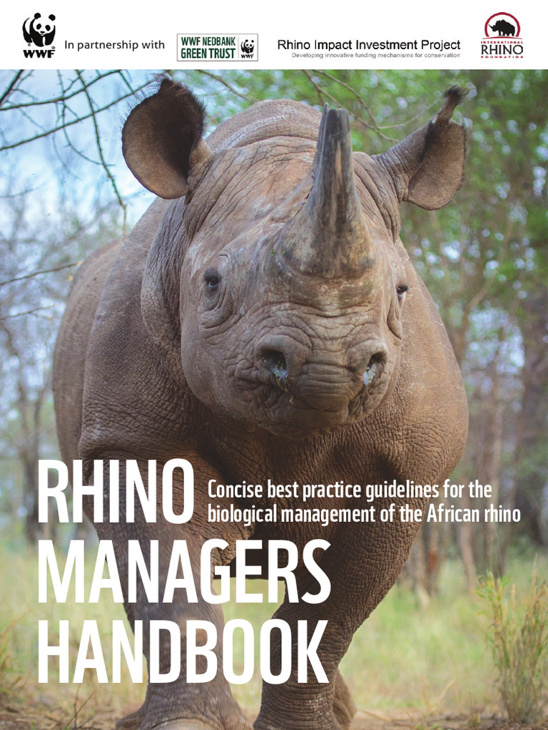Rhino Managers Handbook | PDF | Conservation Biology | Population