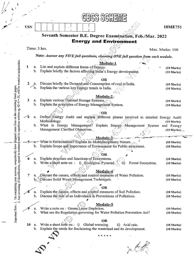2022 Paper With Solutions 18ME75 | PDF
