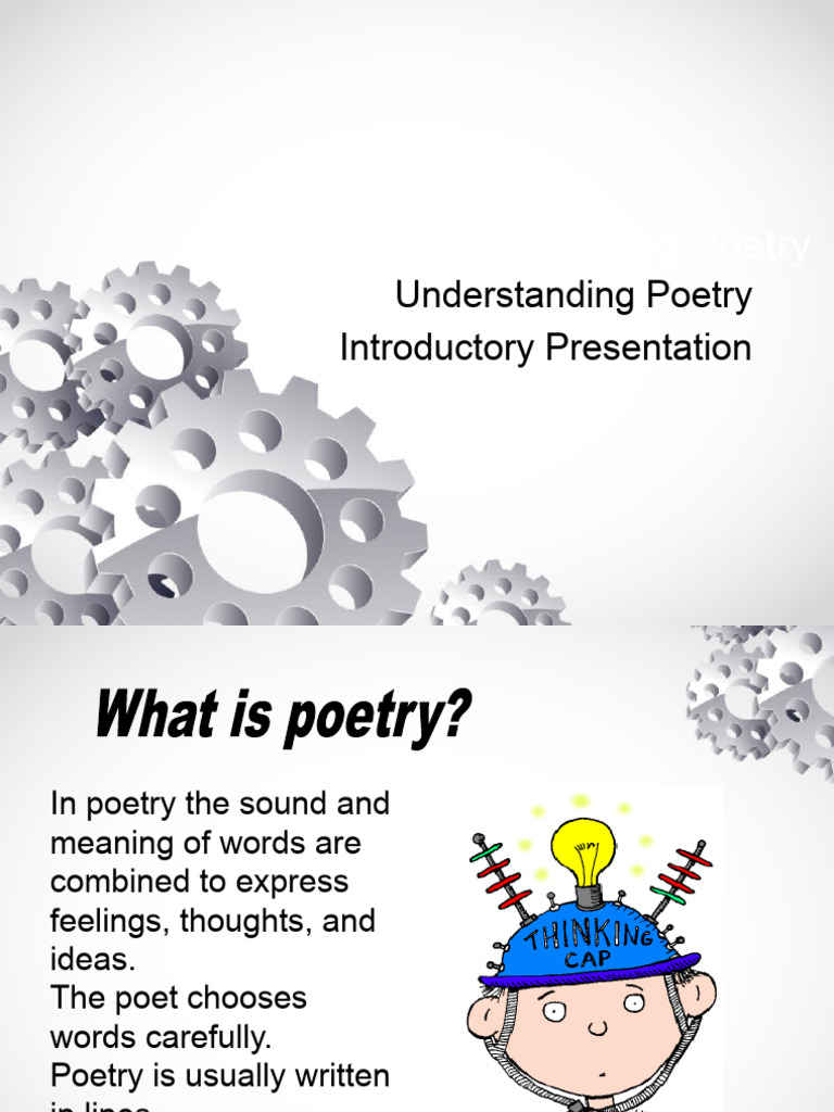 Understanding Poetry | PDF | Poetry | Rhyme