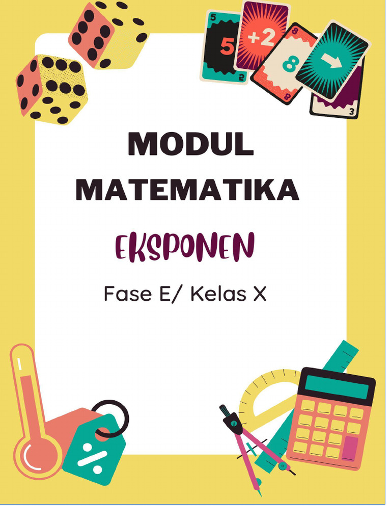 Modul Eksponen Fase E Kelas X SMK | PDF | Karier & Perkembangan