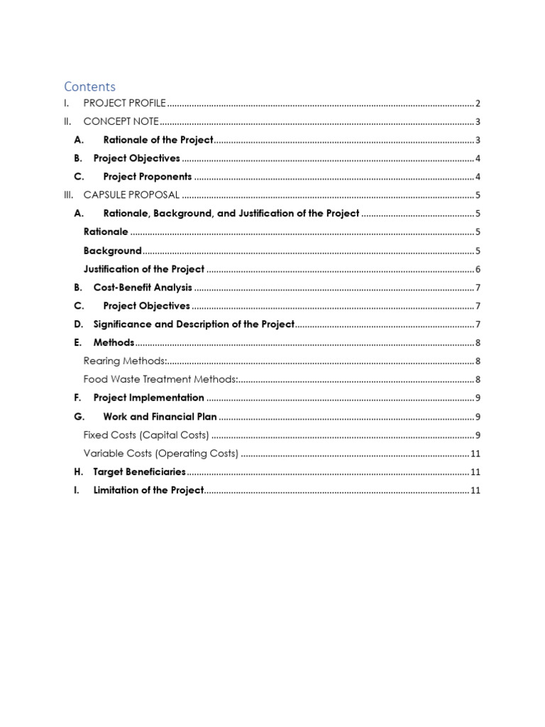 Project Proposal | PDF | Waste | Biodegradation