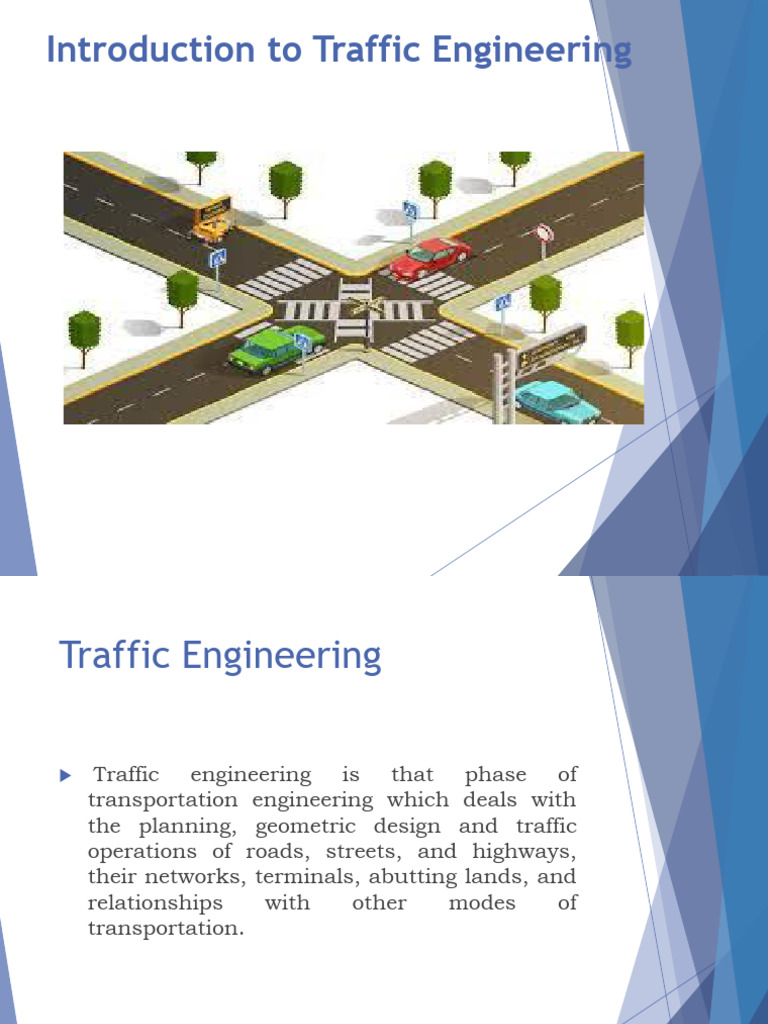 Chapter 1 (Part II) - Introduction To Traffic Engineering | PDF ...