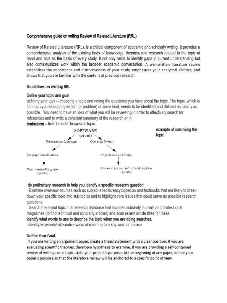 RRL Guide | PDF | Thesis | Theory