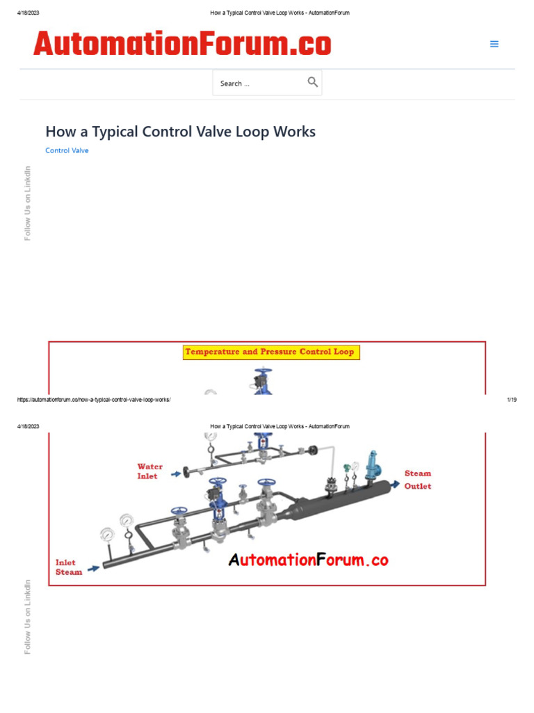 Understanding Control Valve Loops | PDF | Control Theory | Valve