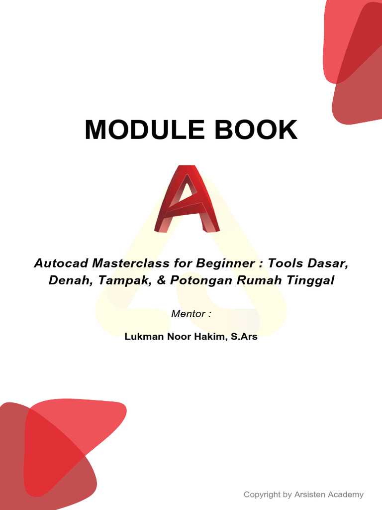 Module Book Autocad Masterclass For Beginner | PDF