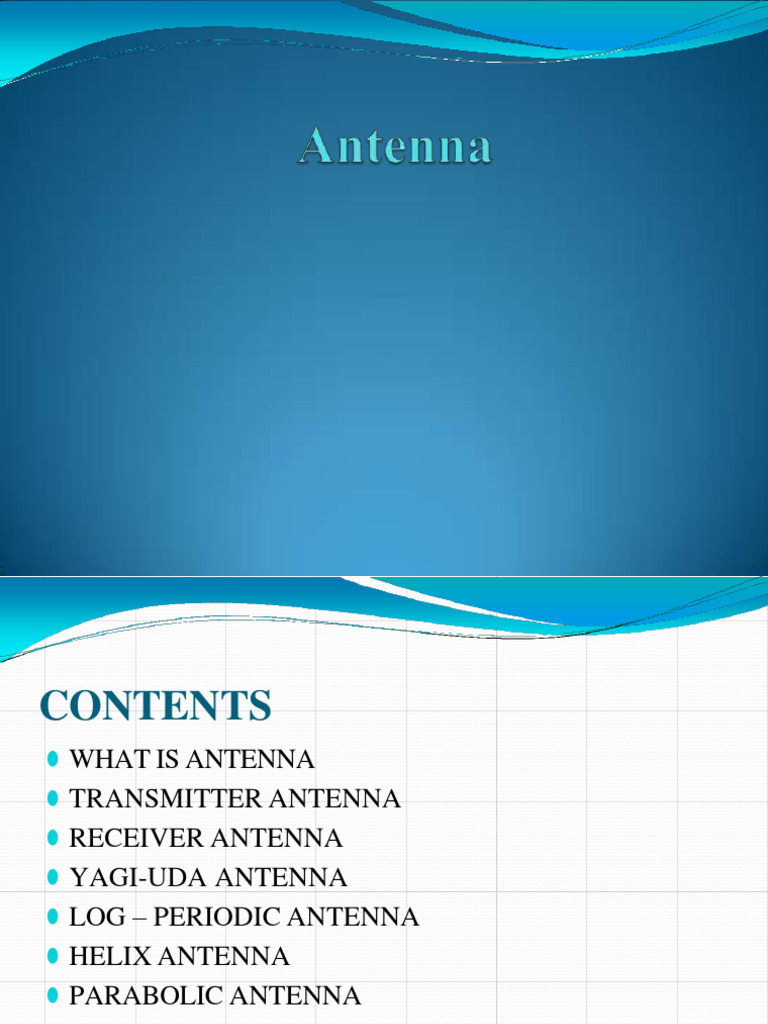 Antenna | PDF | Antenna (Radio) | Radio