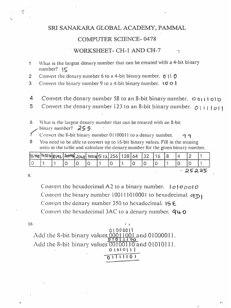Computer Science-0478 | PDF