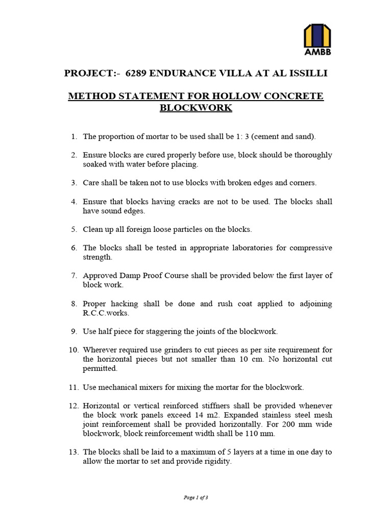 Blockwork j231 | Download Free PDF | Building | Civil Engineering