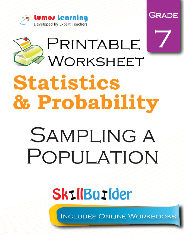 Sampling A Population Pdf Sampling Statistics Survey Methodology