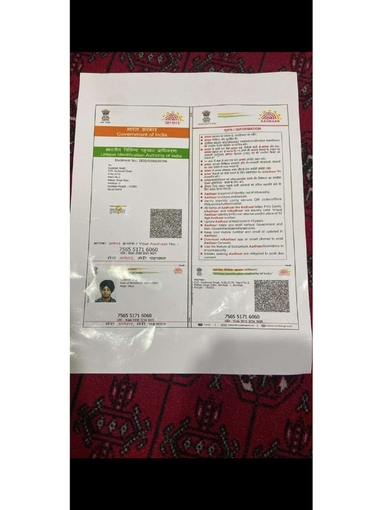 Aadhar PDF | PDF