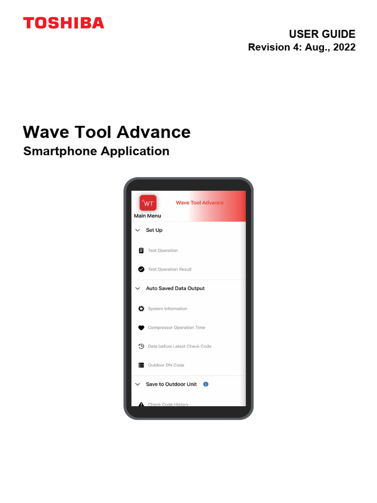 UserGuide WaveToolAdvance Revision4 | PDF | Smartphone | Android (Operating System)