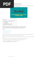 Convert Scribd To PDF - Top Free Downloaders & Tips - UPDF | PDF | Scribd | Computing