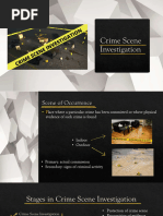 Lecture 8 - CRIME SCENE SEARCH | PDF | Crime Scene | Forensic Science