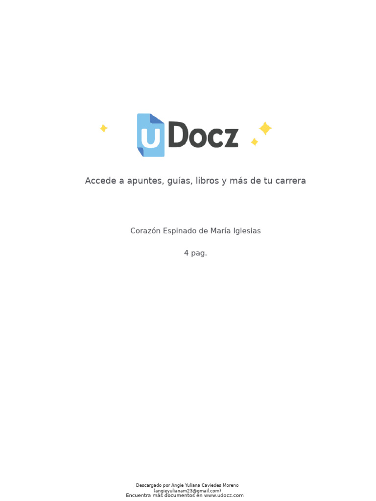 Corazon Espinado de 755530 Downloadable 5200145 | PDF | Las emociones ...