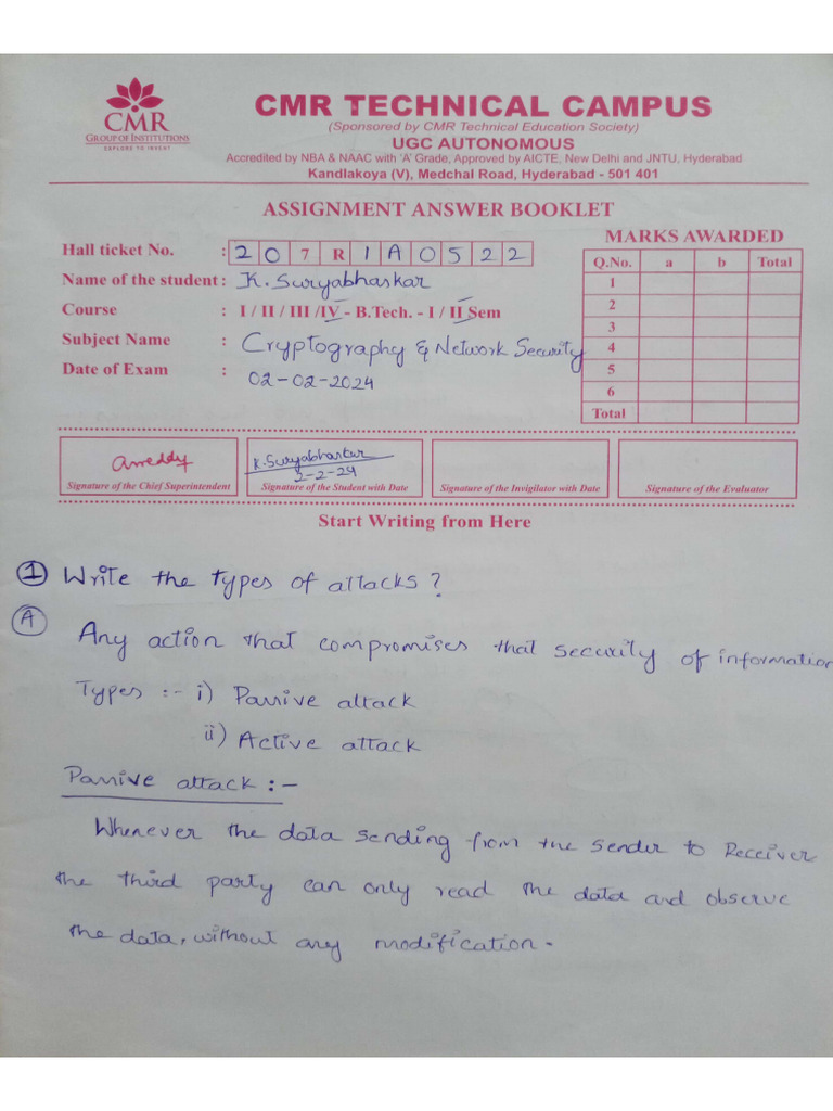 Cns Assignment | PDF