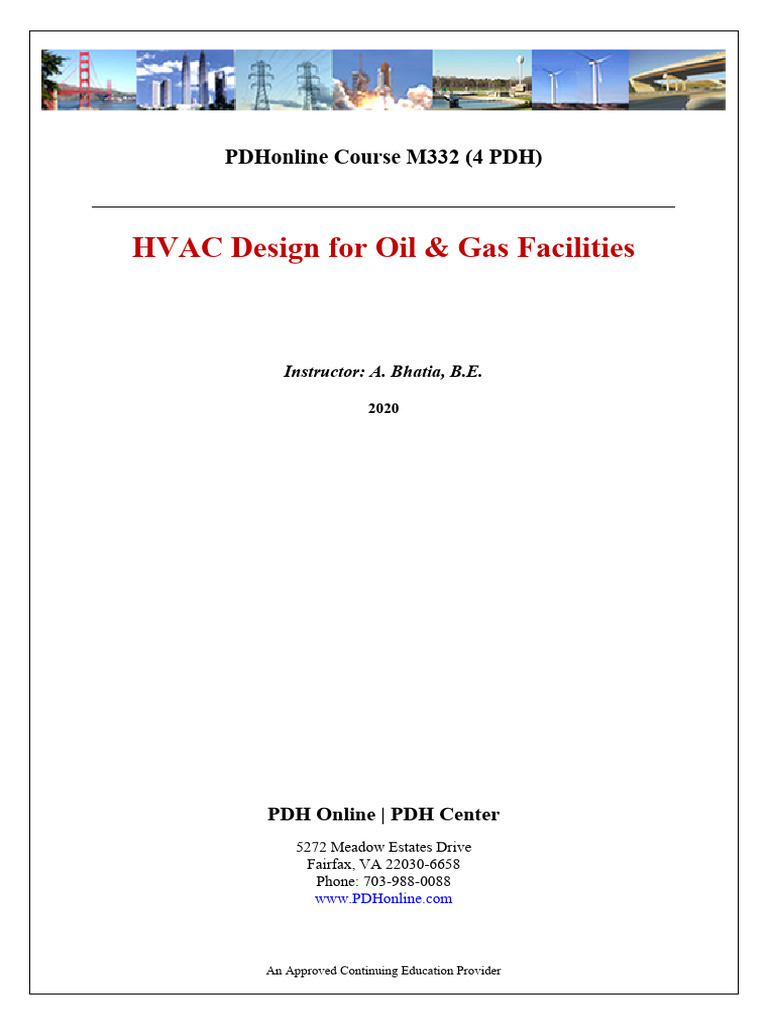 HVAC Design For Oil & Gas Facilities | Download Free PDF | Duct (Flow ...