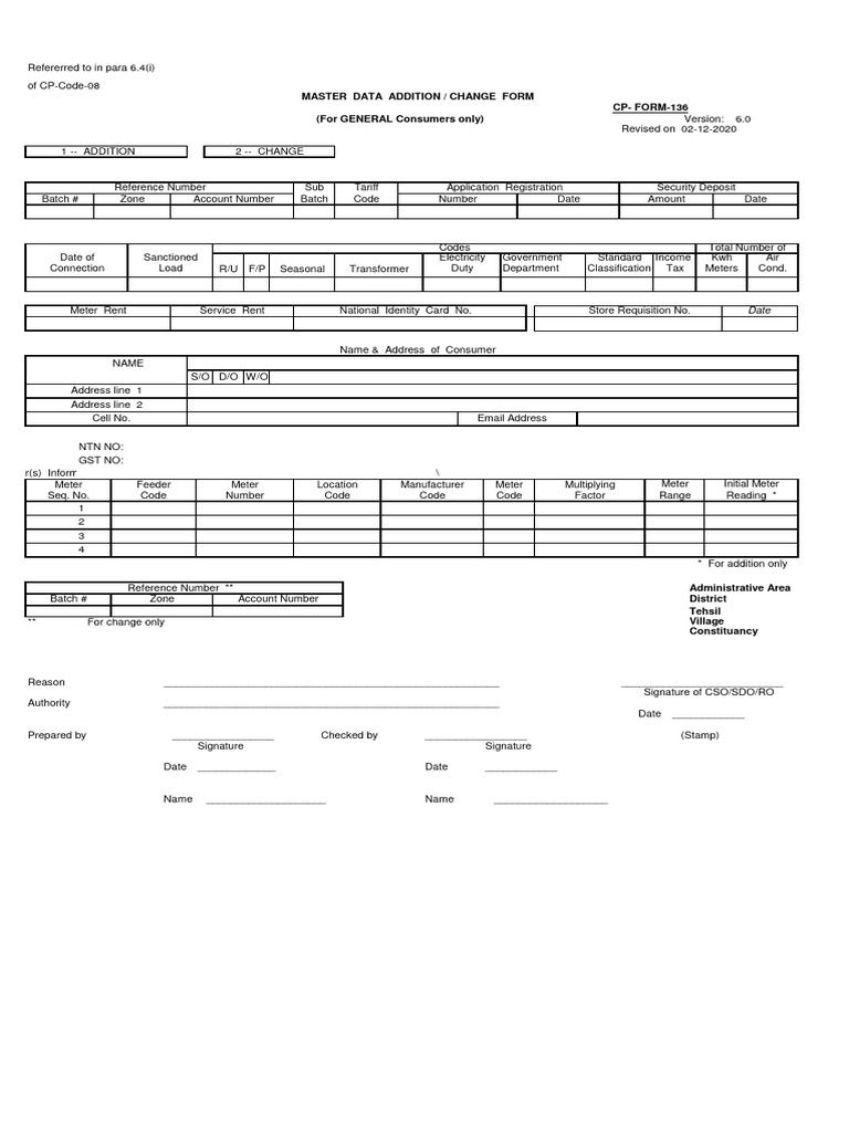 CP Form 136 | PDF | Government | Economies