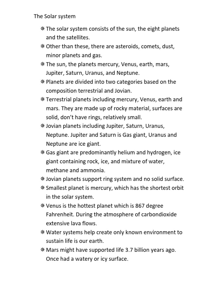 Solar Sys | PDF | Solar System | Planets