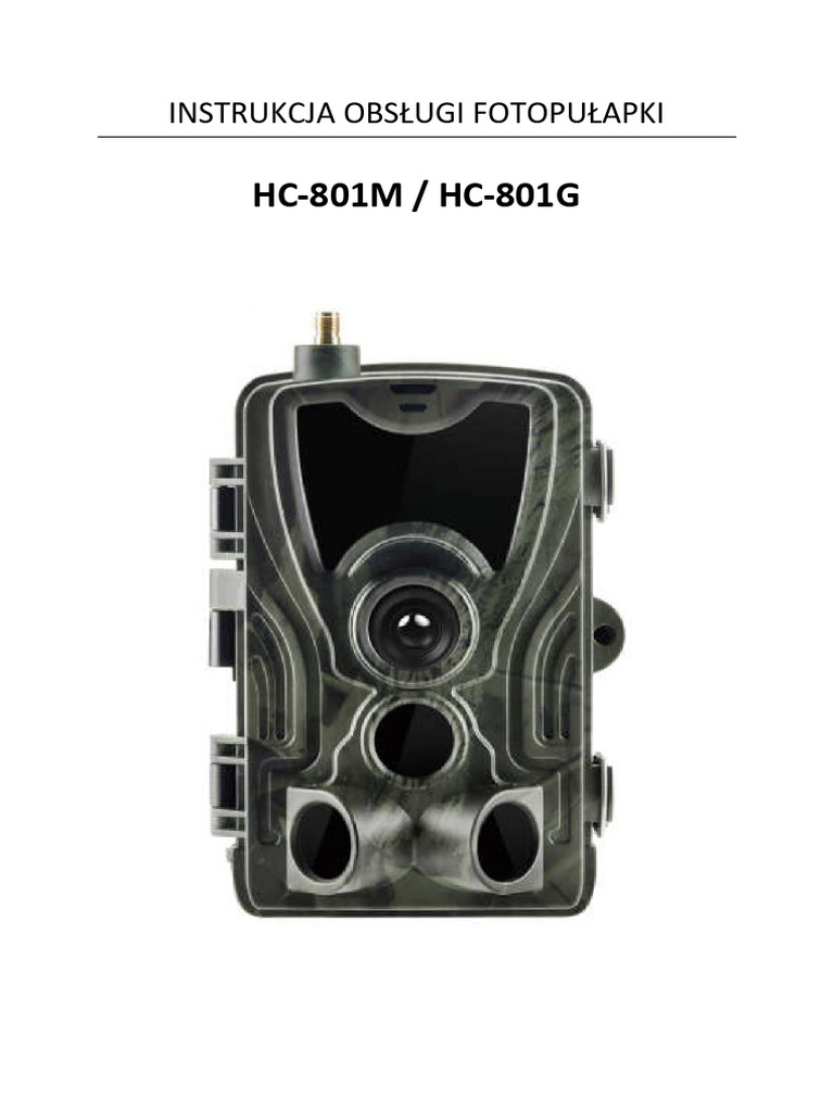 Instrukcja HC 801M HC 801G PL | PDF