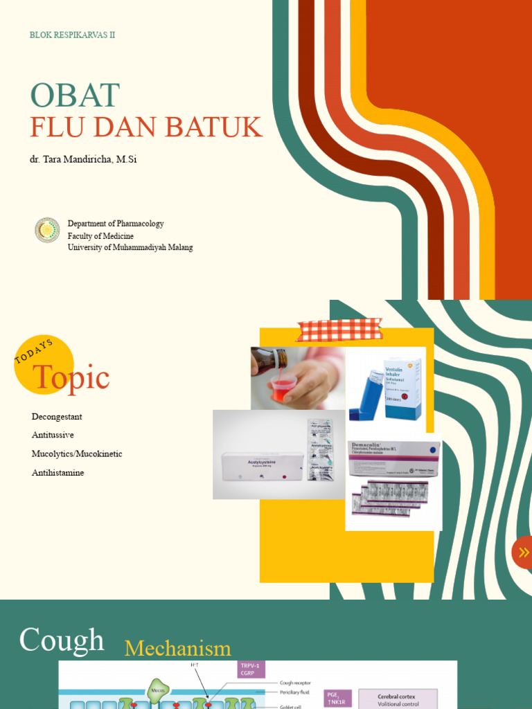 Obat Batuk Flu Asma | PDF | Opioid | Clinical Medicine