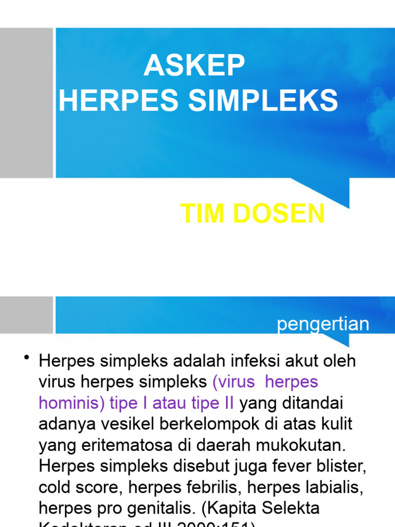 Askep Herpes | PDF