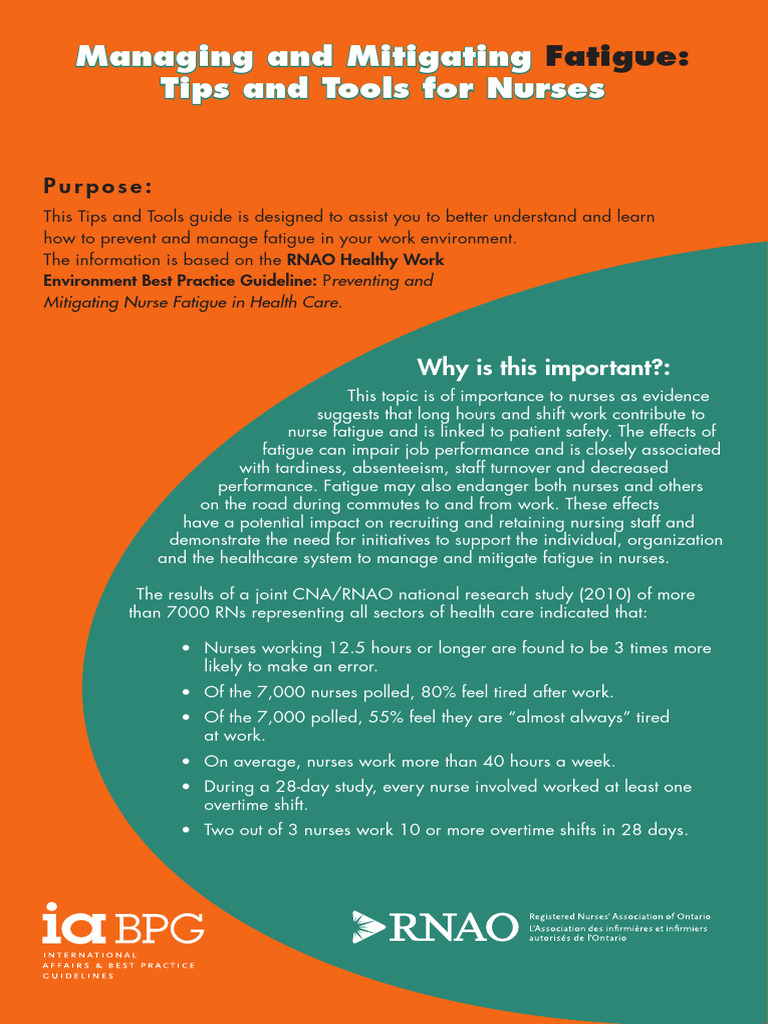 Managing and Mitigating Fatigue | PDF