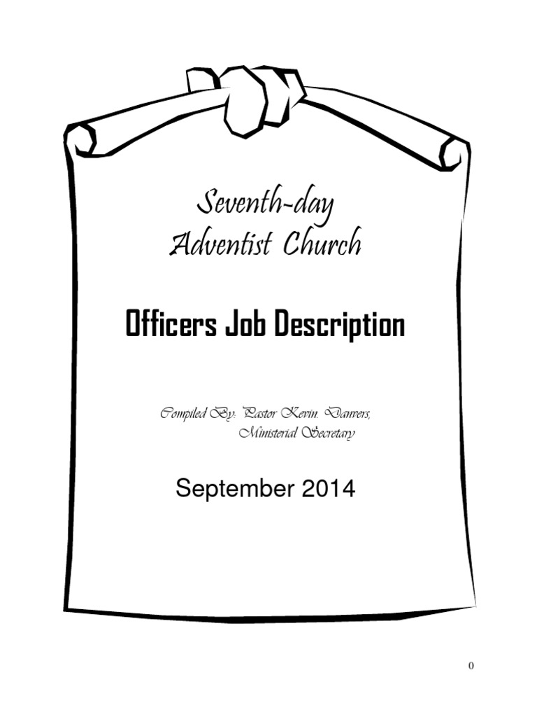 Officers Job Discription | PDF | Elder (Christianity) | Deacon