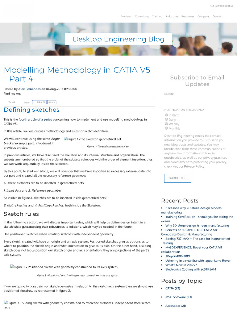 Modelling Methodology in CATIA V5 - Part 4 | PDF