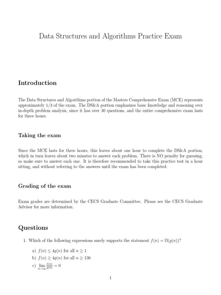 exam | PDF | Dynamic Programming | Computational Complexity Theory