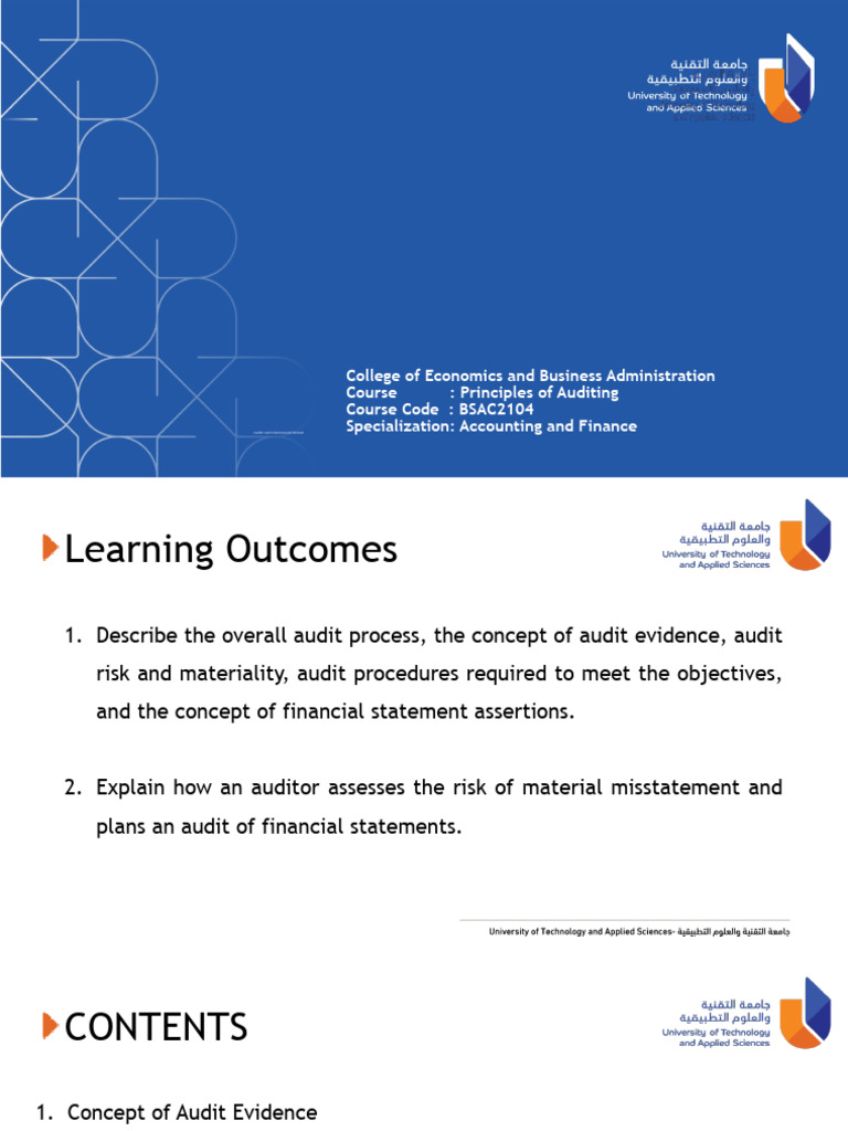 Principles of Auditing - Chapter - 5 | PDF | Audit | Internal Control