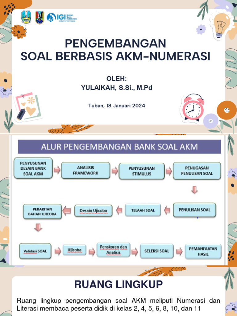 Contoh SOAL AKM | PDF | Karier & Perkembangan