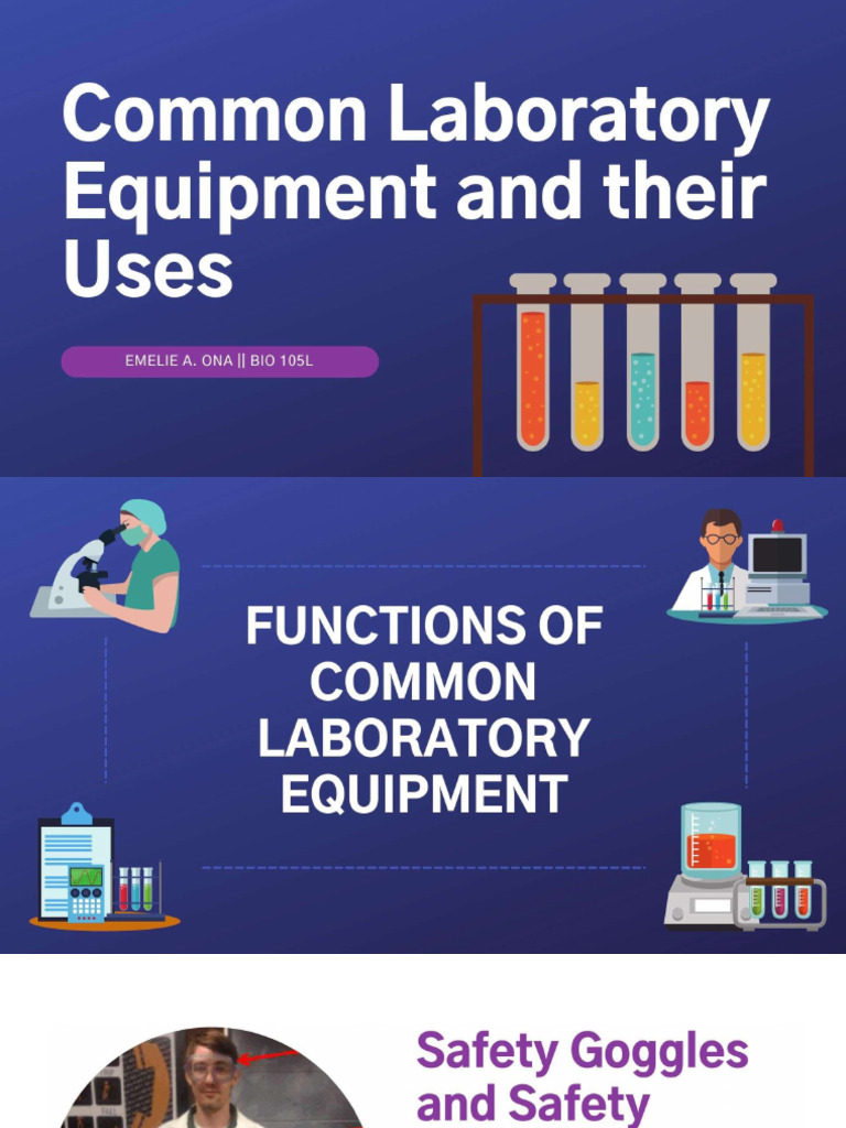 Common Lab Equipment Ppt | PDF