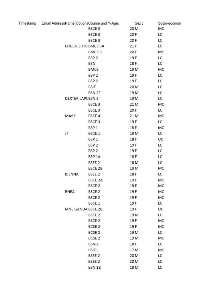 Compiled Tabulated | PDF | Science, Technology, Engineering, And Mathematics | Observation