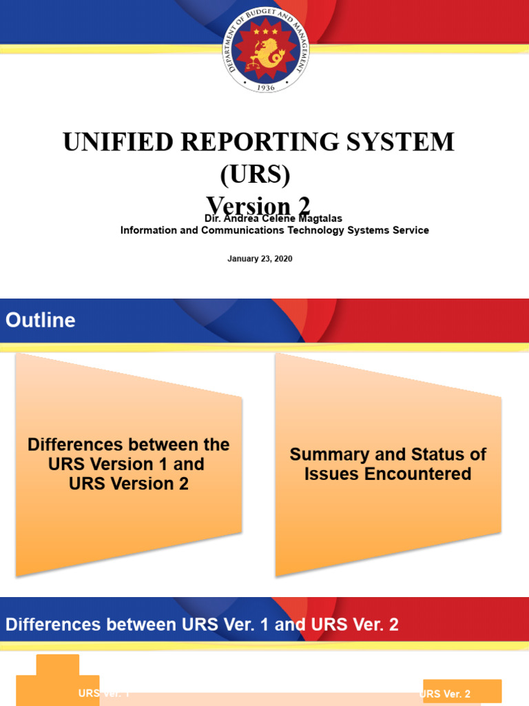 URS Version 2: Key Updates and Issues | PDF | Information Science ...