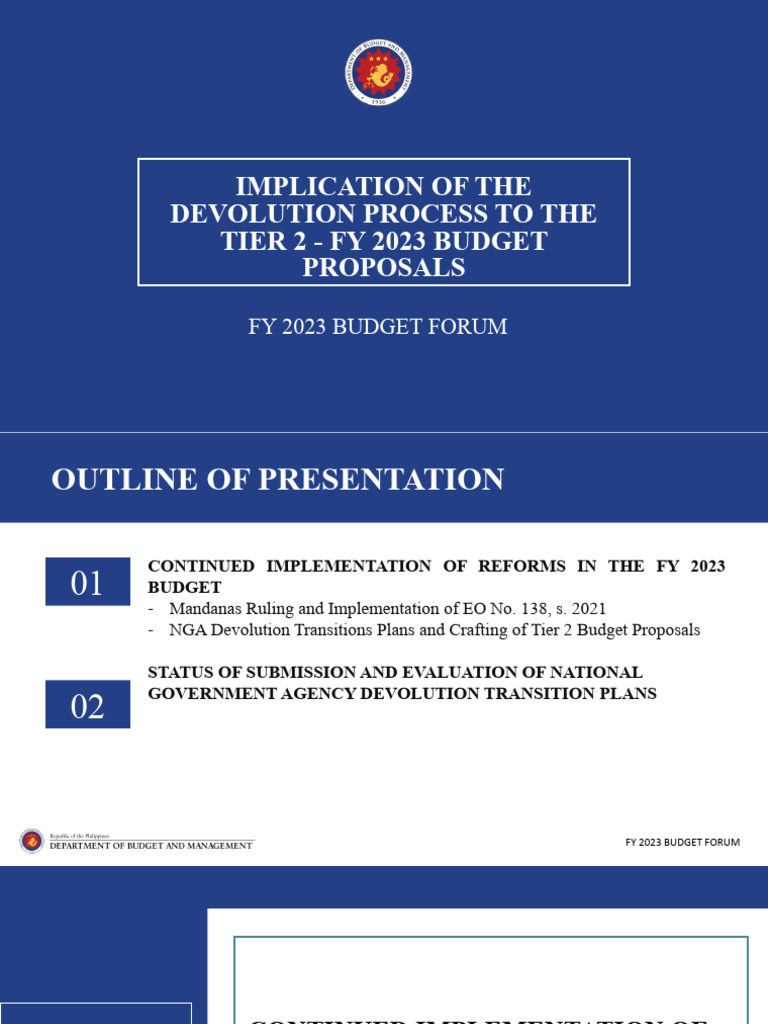 Implications of Full Devolution To Tier 2 Proposals | PDF | Budget ...