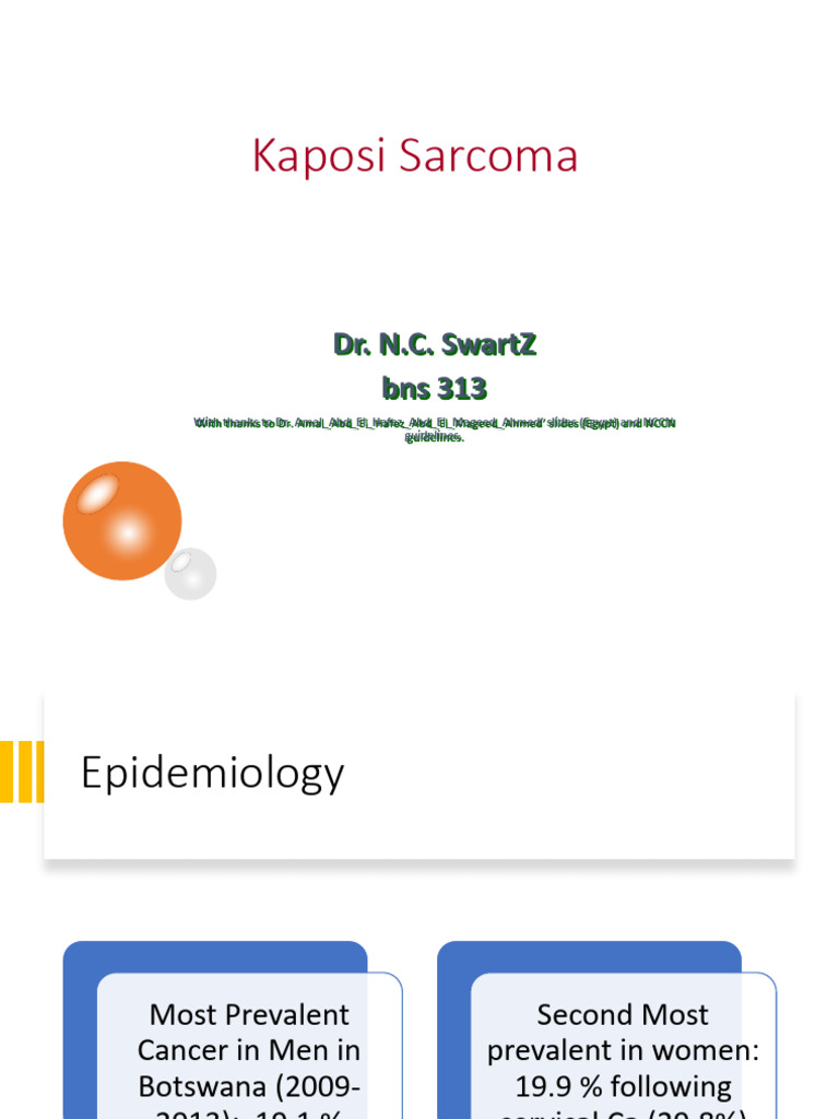 Kaposi Sarcoma 2023 | PDF | Sarcoma | Hiv/Aids