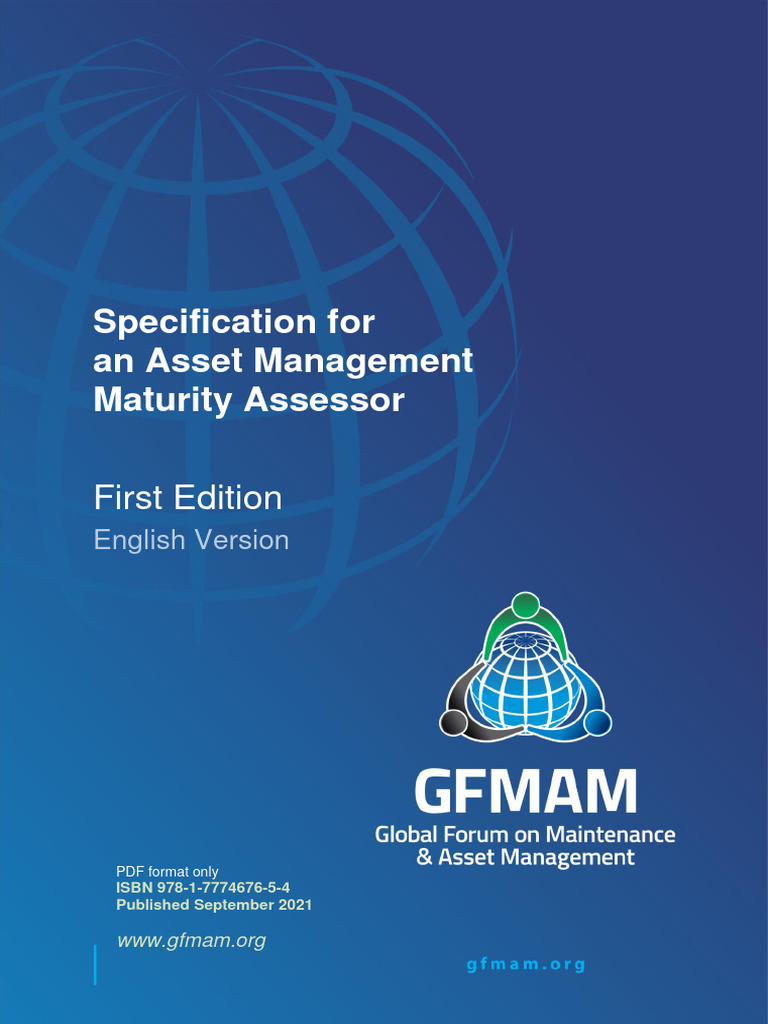GFMAM Specification AM Maturity Assessor V1 | PDF | Audit | Asset ...