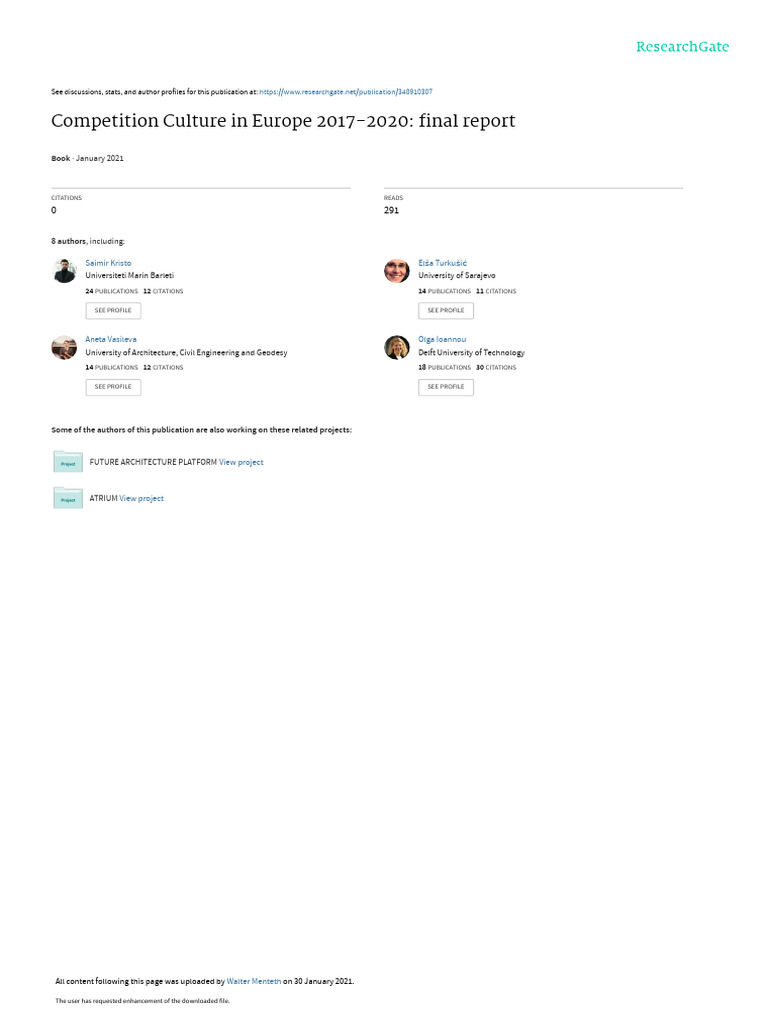 13 Competition - Culture - in - Europe - 2017 - 2020 | PDF | European ...