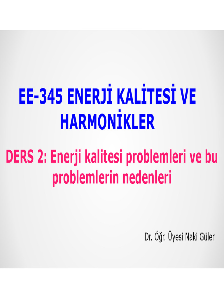 Ders2 Harmonik | PDF