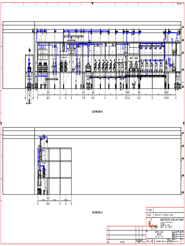 Erection Drawing Elevation Grid A A B B | PDF