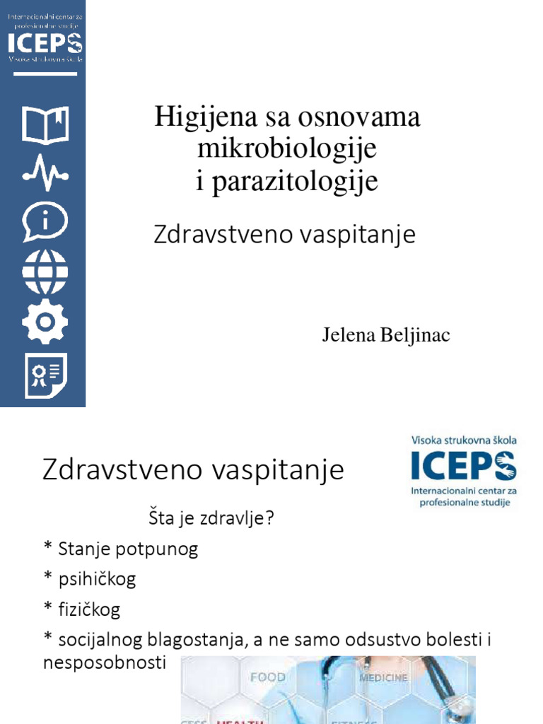 10 Zdravstveno Vaspitanje Beljinac J. | PDF