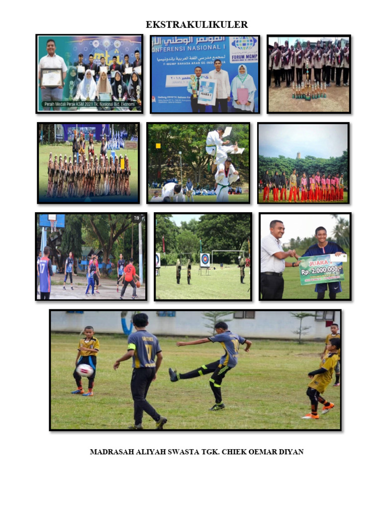 Ekstrakurikuler di MAS Tgk. Chiek Oemar Diyan | PDF | Perjalanan