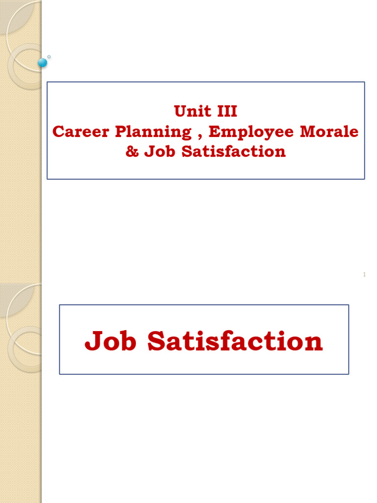 Job Satisfaction | PDF | Job Satisfaction | Employment